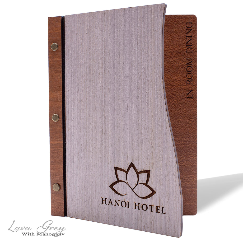 Wood Guest Service Directory Book Cover With Screw Post Binding ...