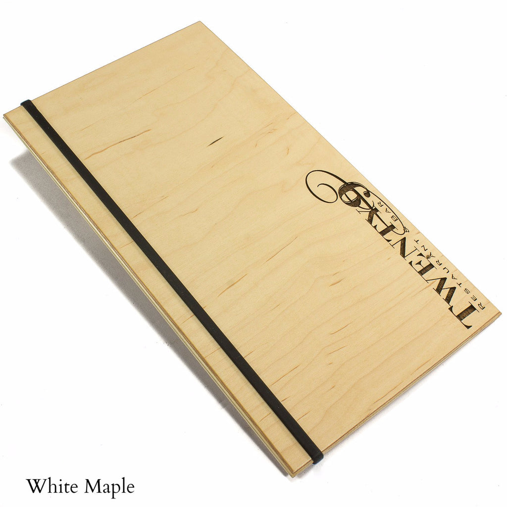 Wood Menu Board & Tri Fold Menu Holder – Marquee Menus