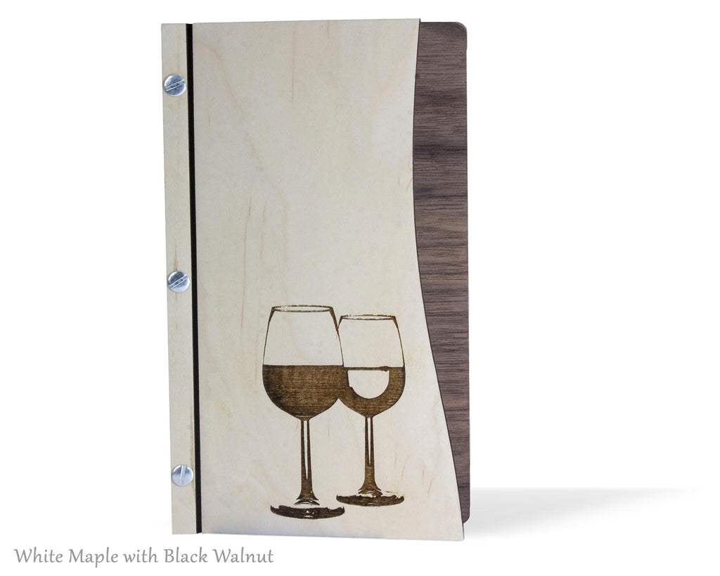 Wood Screw Post Menu Covers, Genuine Hardwood Veneer – Marquee Menus