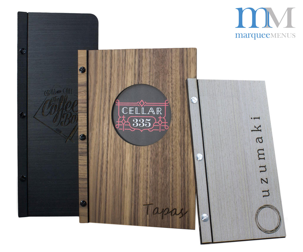 Menu Covers - Restaurant Menu Covers, Unique Designs with Custom ...