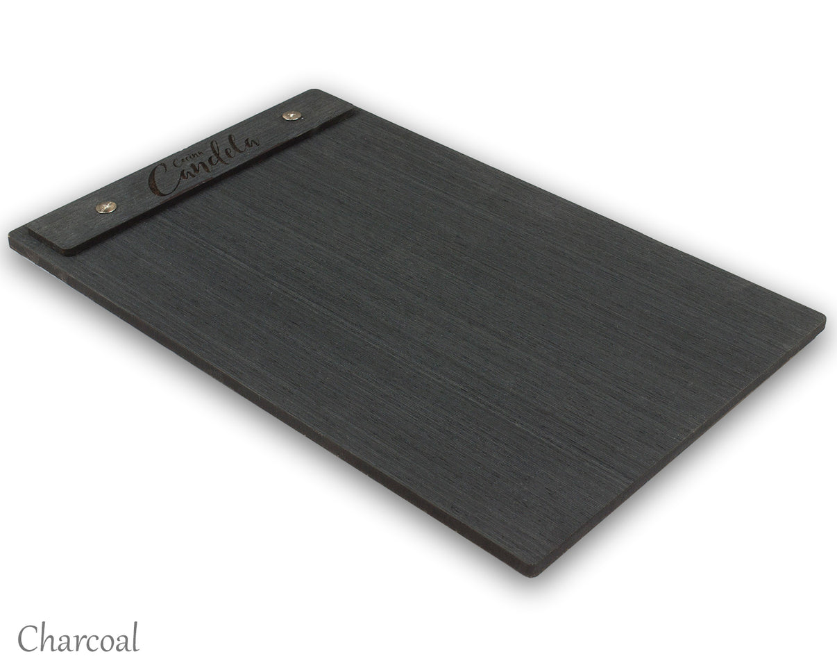 Wood Menu Board With Screw Post (Chicago Screws) And Header Board