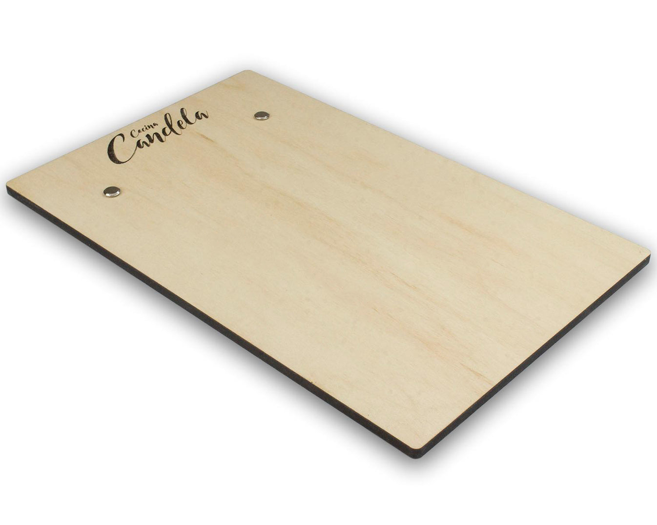 Wood Menu Board With Screw Post (Chicago Screws)
